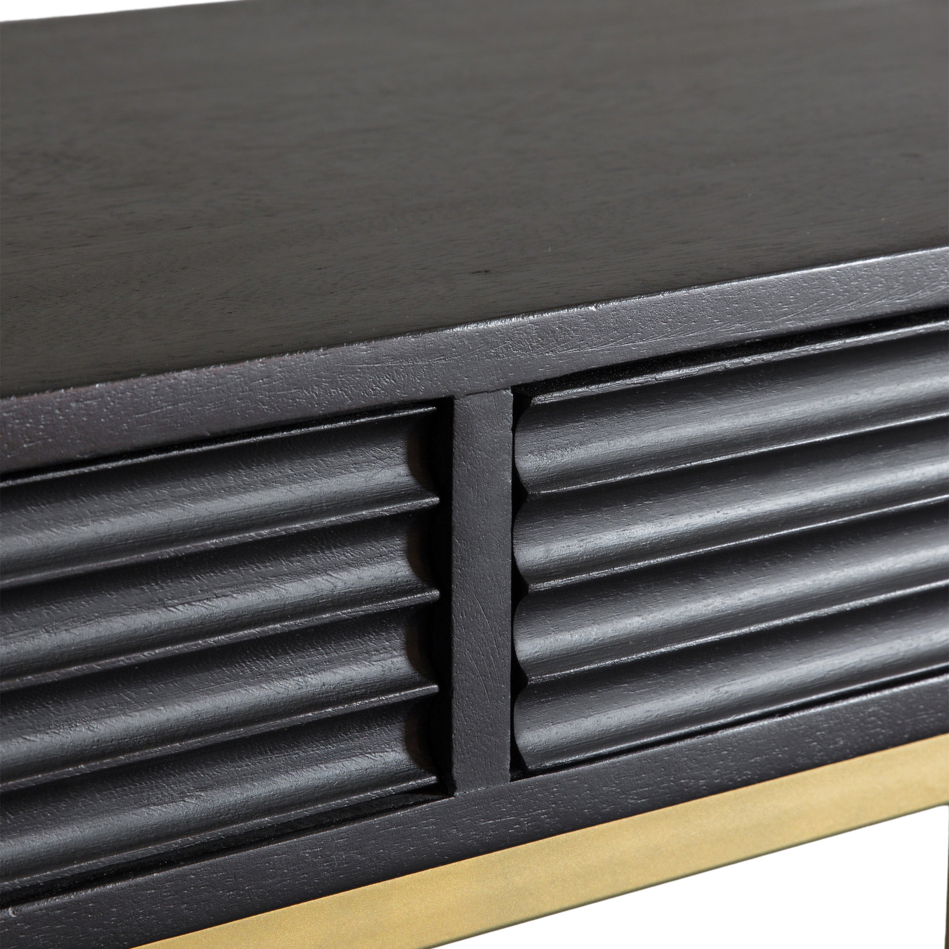 Kyoto Black Console Table – The Den & Now