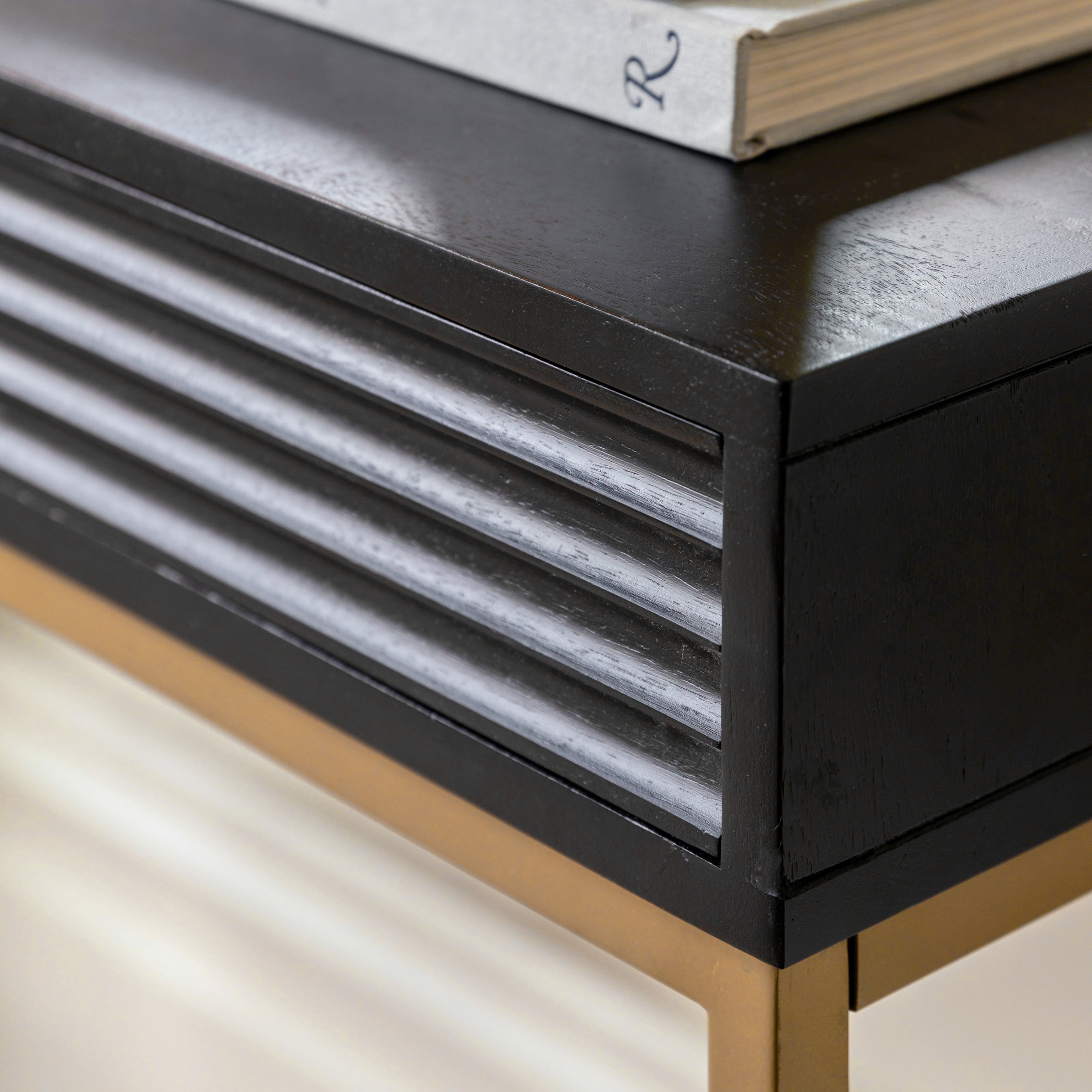 Kyoto Black Console Table – The Den & Now