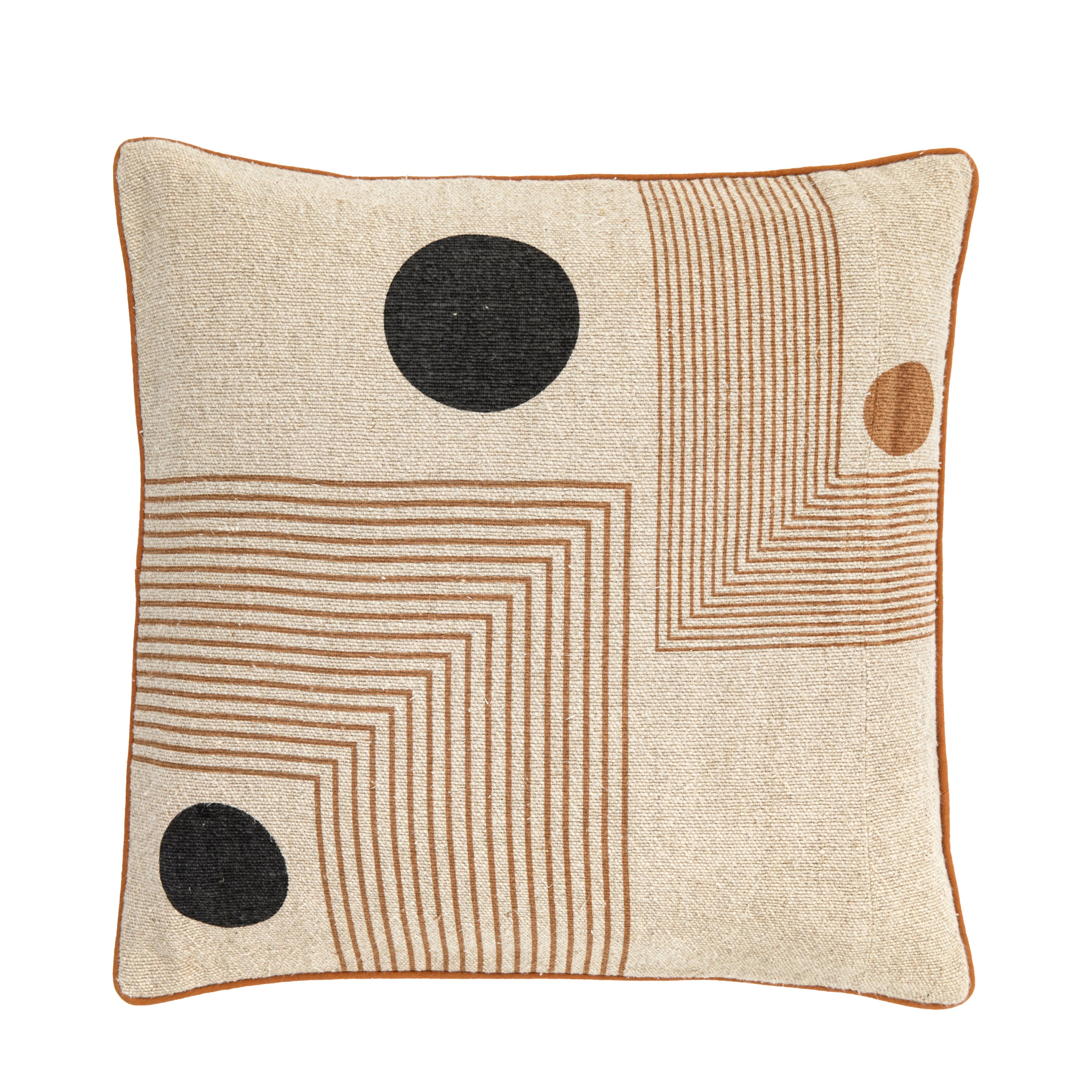 Maje Natural Geometric Cushions (Two Styles Available) – The Den & Now