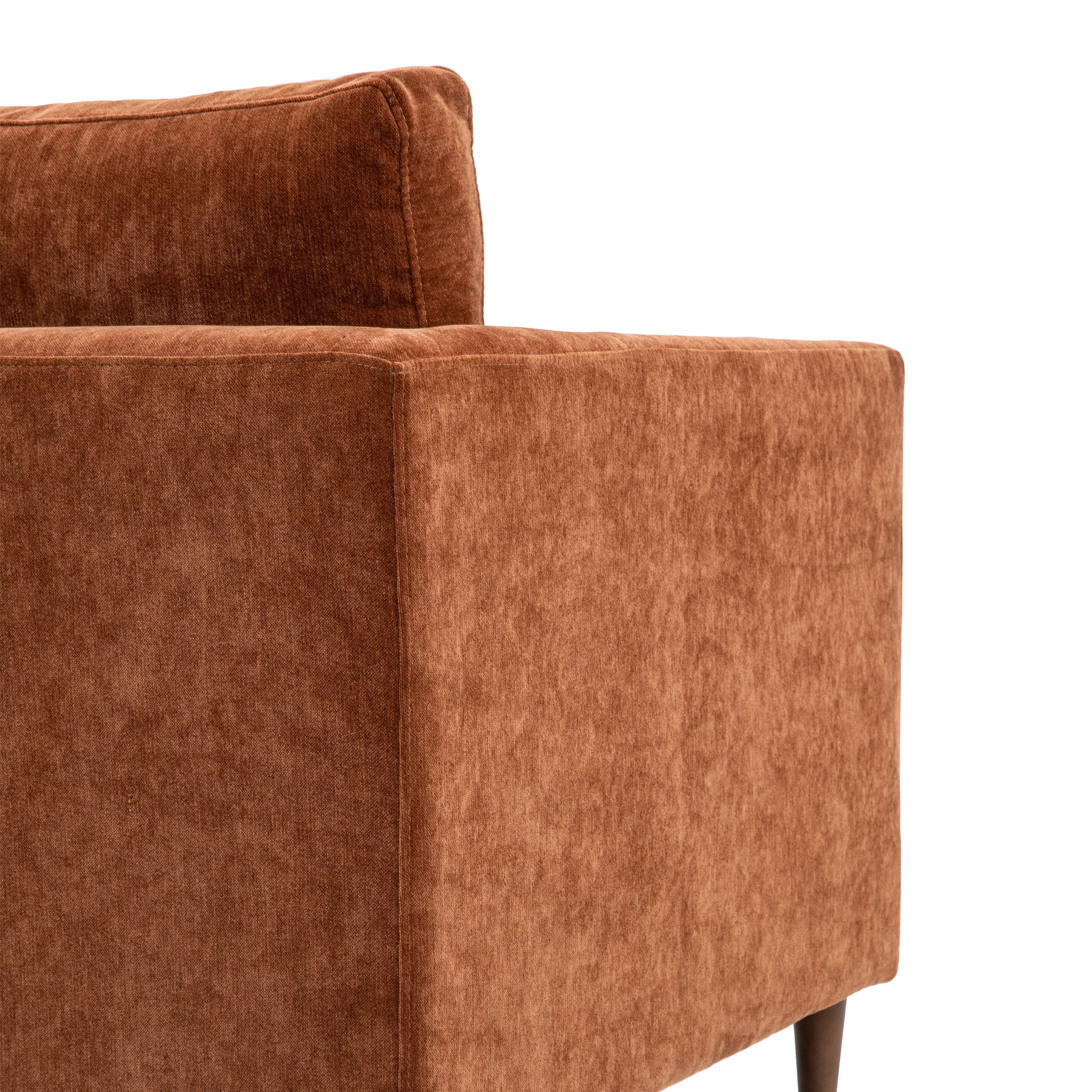 Mysig Rust Armchair – The Den & Now