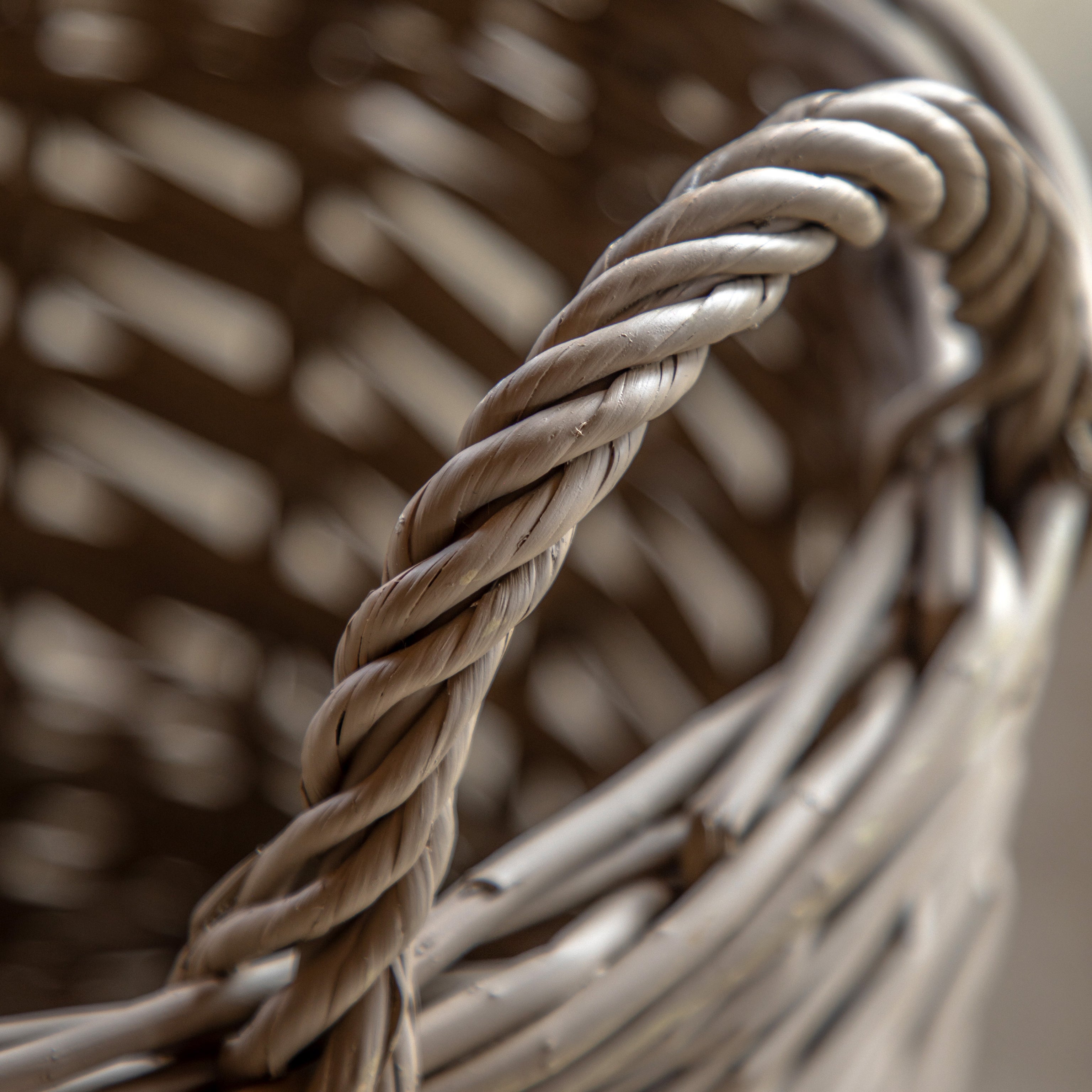 Woven Wicker Baskets (Pair) – The Den & Now