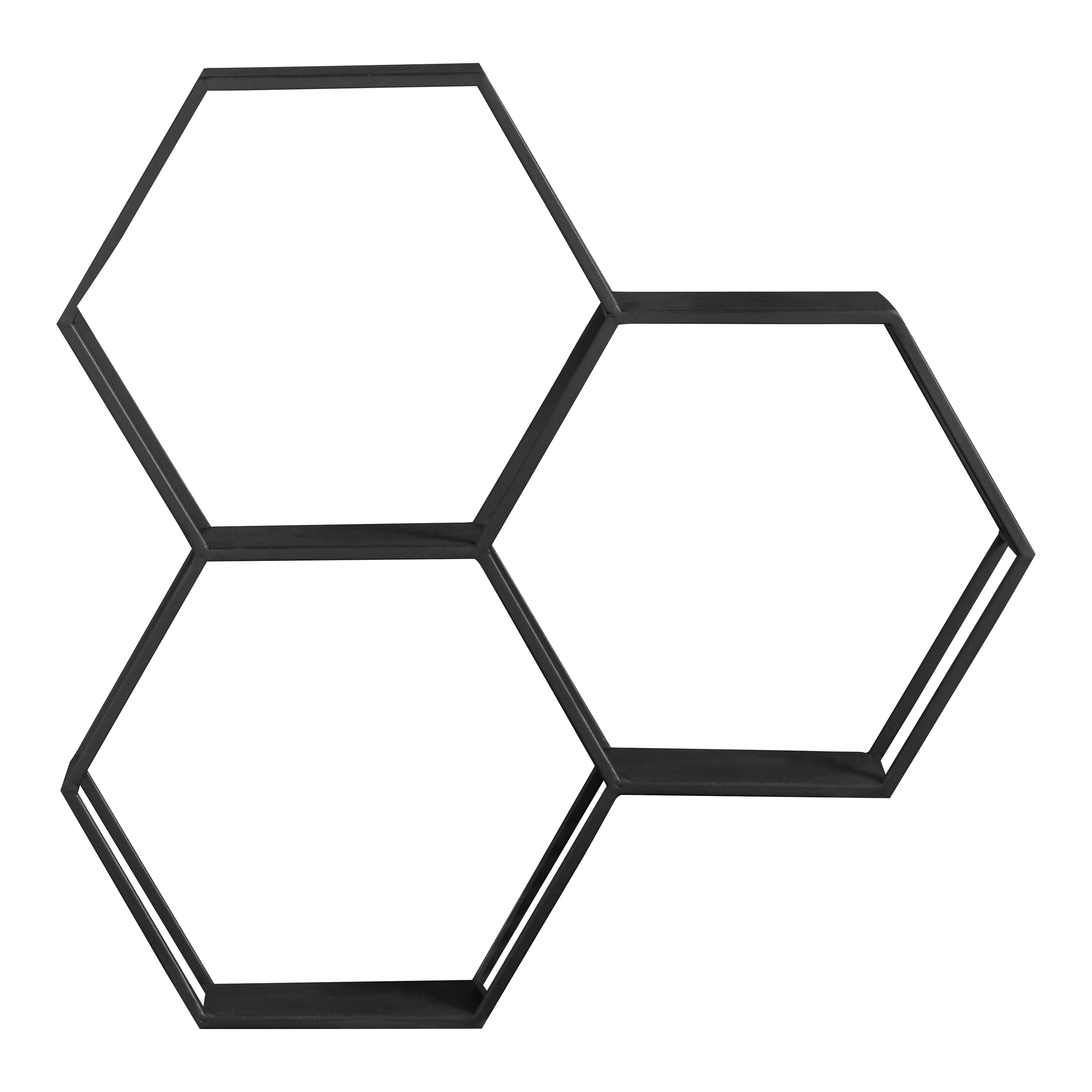 Black Honeycomb Display Shelf – The Den & Now